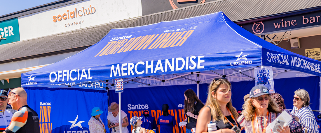 Merchandise Locations | Santos Tour Down Under