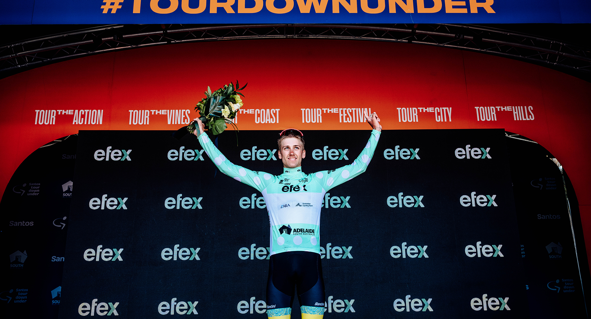 Podium Presentation: Tanunda — Vanguard Men's Stage 1| Santos Tou...